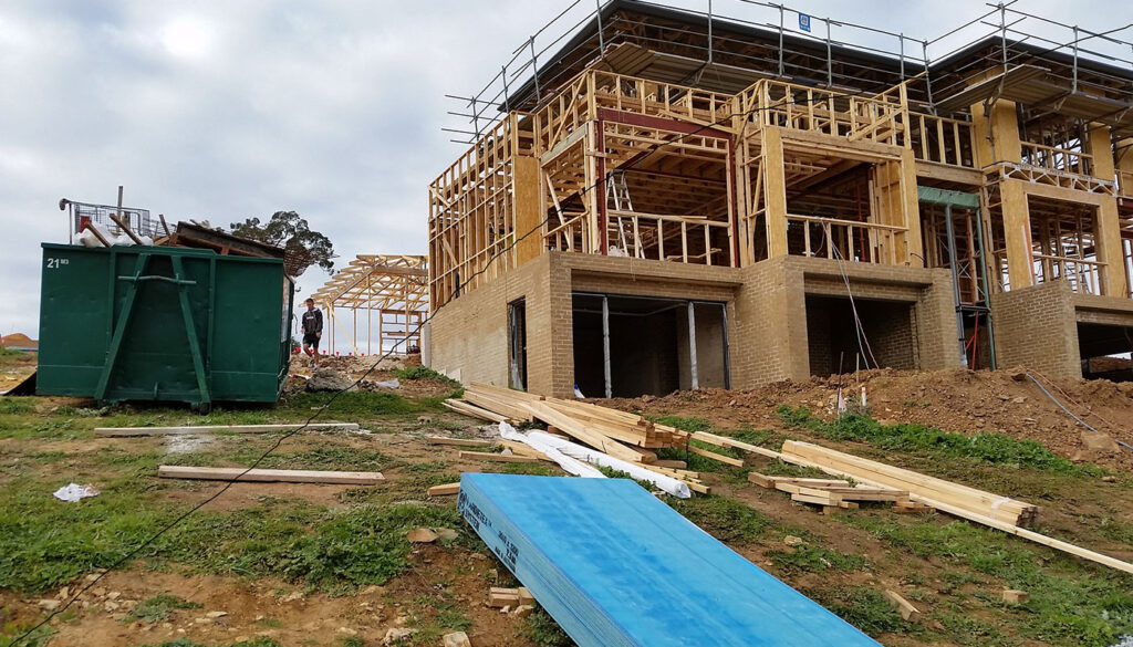 New Home Landscape Design On Sloping Block (Craigburn Farm)